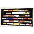 Amazon.com: HO Scale Model Train Display Case Cabinet Wall Rack w/98% ...