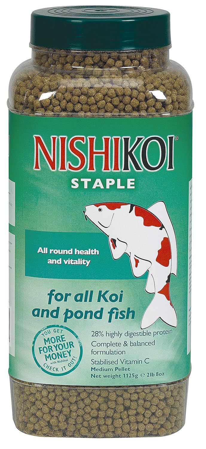 Nishikoi Staple 1250g (Large Pellet): Amazon.co.uk: Garden & Outdoors