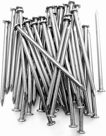 Bright Round Wire Nails 100mm x 4.5mm. 450g Pack . FREE UK STANDARD ...