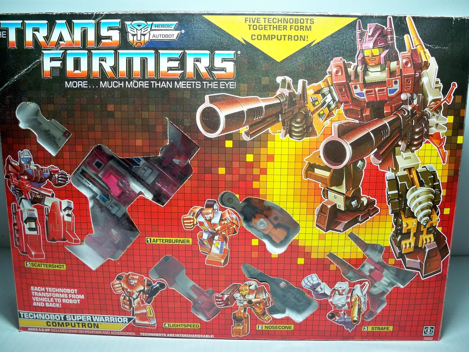 TRANSFORMERS G1 TECHNOBOTS COMPUTRON GIFTSET: Amazon.co.uk: Toys & Games