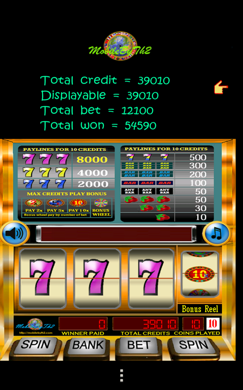 Bonus Slot Machine (Portrait):Amazon.com:Appstore for Android