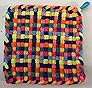 Amazon.com: Friendly Loom 7" Potholder Kit Green Metal Loom and Bright Rainbow Color Cotton ...