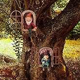 Amazon.com : Elf Out The Door Tree Hugger - Fairy Tree Peeker Hugger ...