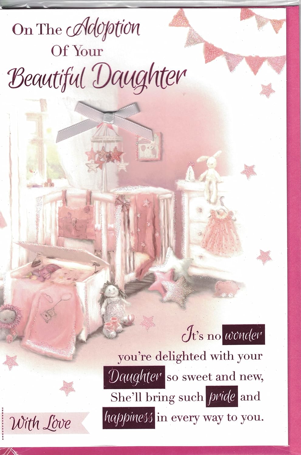 Baby Adoption Card (Daughter) ~ On The Adoption Of Your Beautiful ...