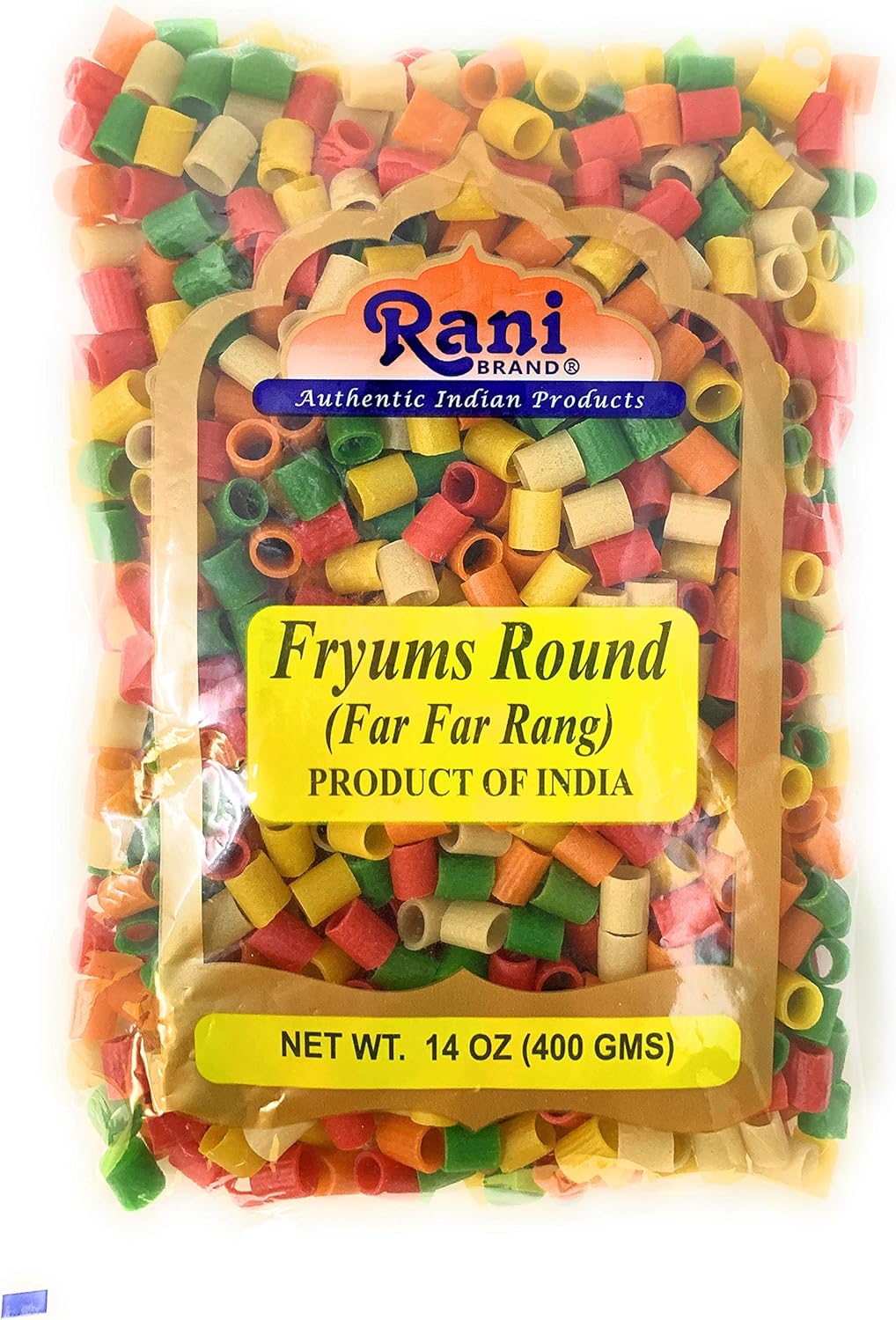 Rani Far Far / Fryums (Wheat & Tapioca Pellet) Round/Pip Shape 14oz ...