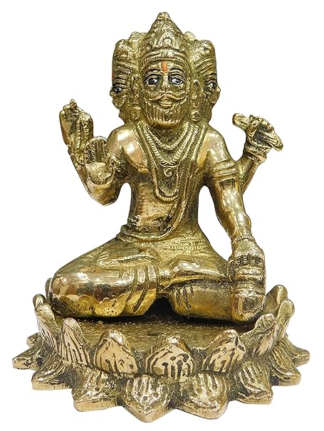 Buy Brahma Dev Statue Brahma Dev Murti Brahma Dev Idol for Home Puja ...
