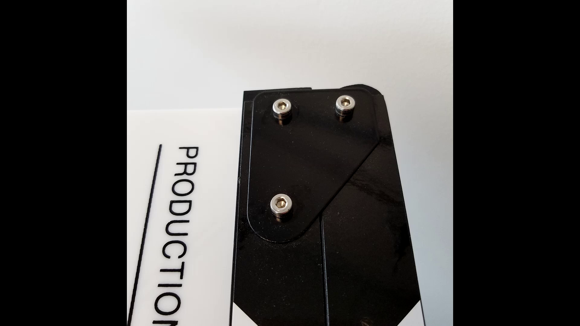 Amazon.com : Professional Black & White Acrylic Clapper Board Slate ...