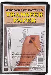 Wood Transfer Paper: Used for Tracing Designs onto Wood (8 Sheets - 18 ...
