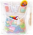 Tub Cubby Bath Toy Organizer with Multiple Pockets + Bonus of 4 Heavy ...