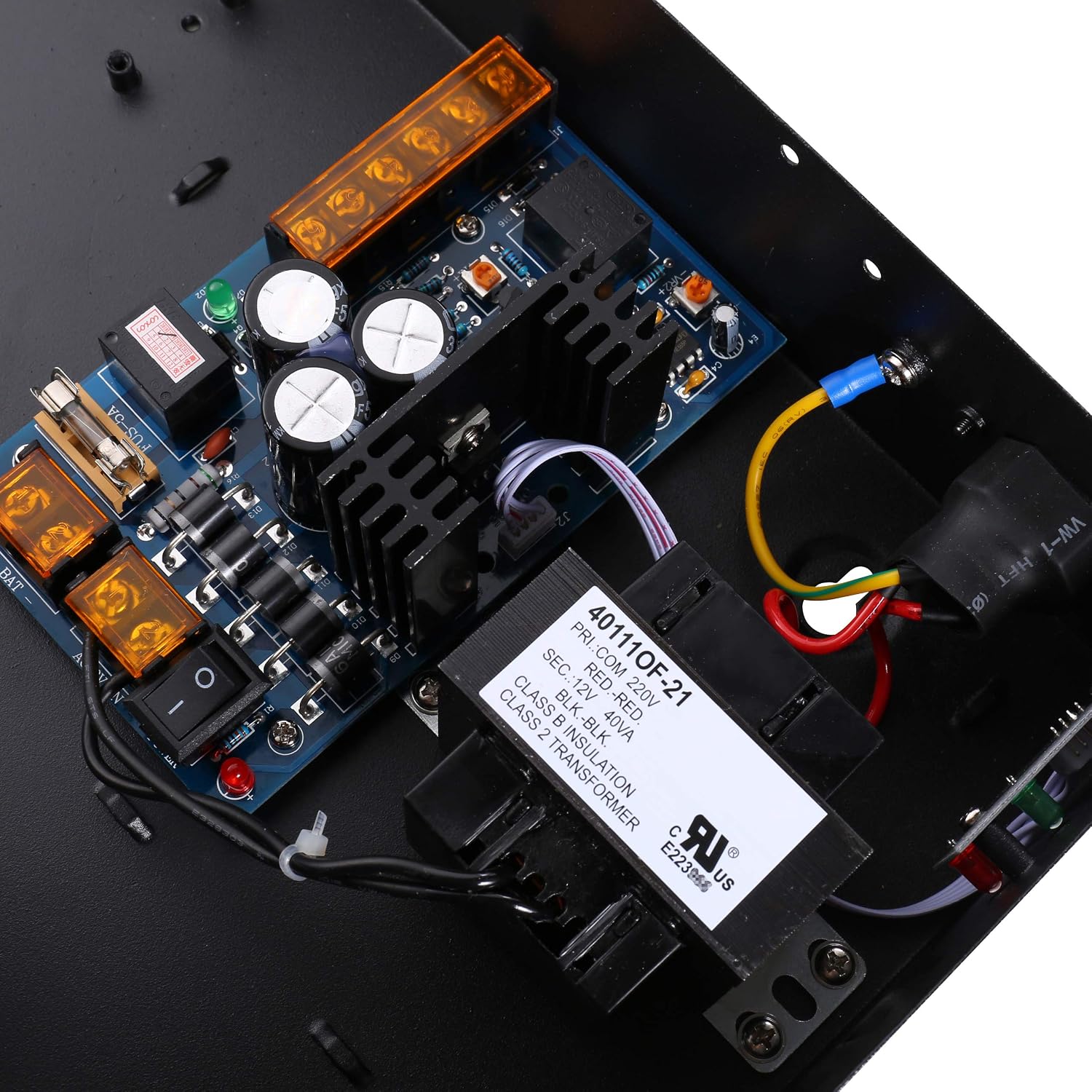 UHPPOTE Input AC220V Output DC12V 3.5A Metal Power Supply Box for Door ...