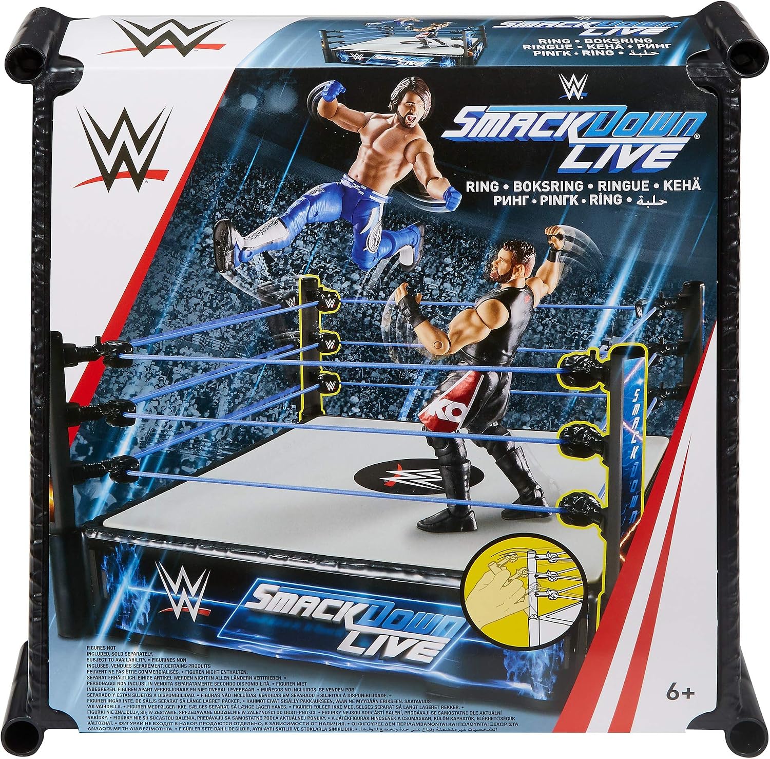 WWE FMH14 – WWE Smackdown Live Wrestling Ring – BigaMart