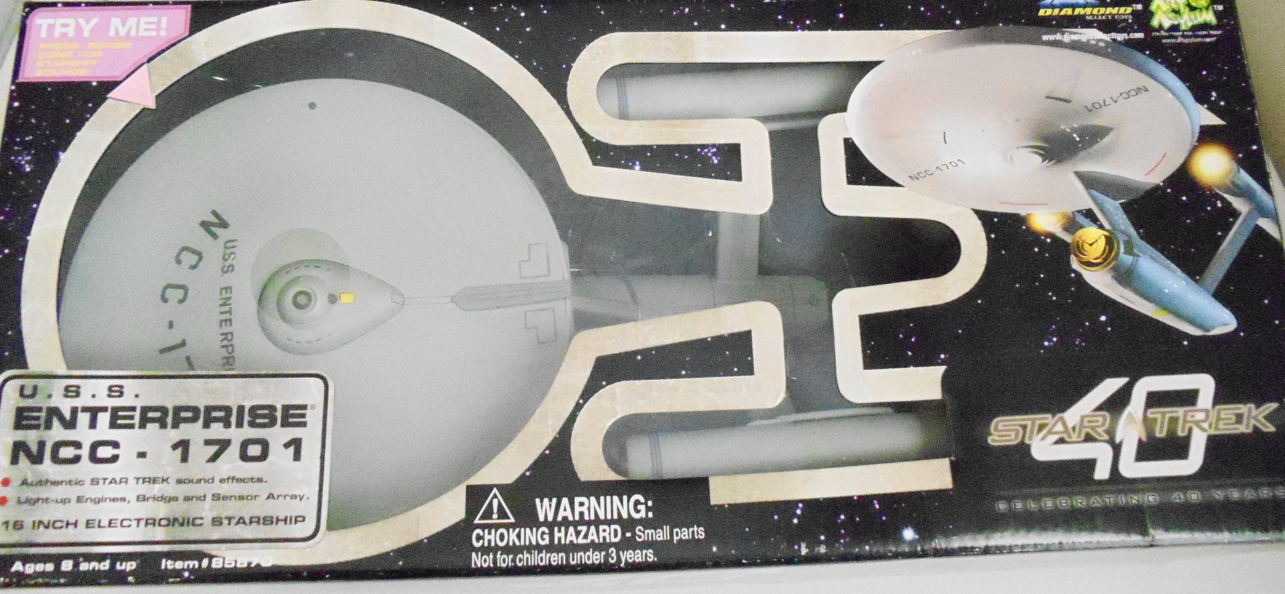 Star Trek Original Series Uss Enterprise Ncc 1701 Electronic Starship ...