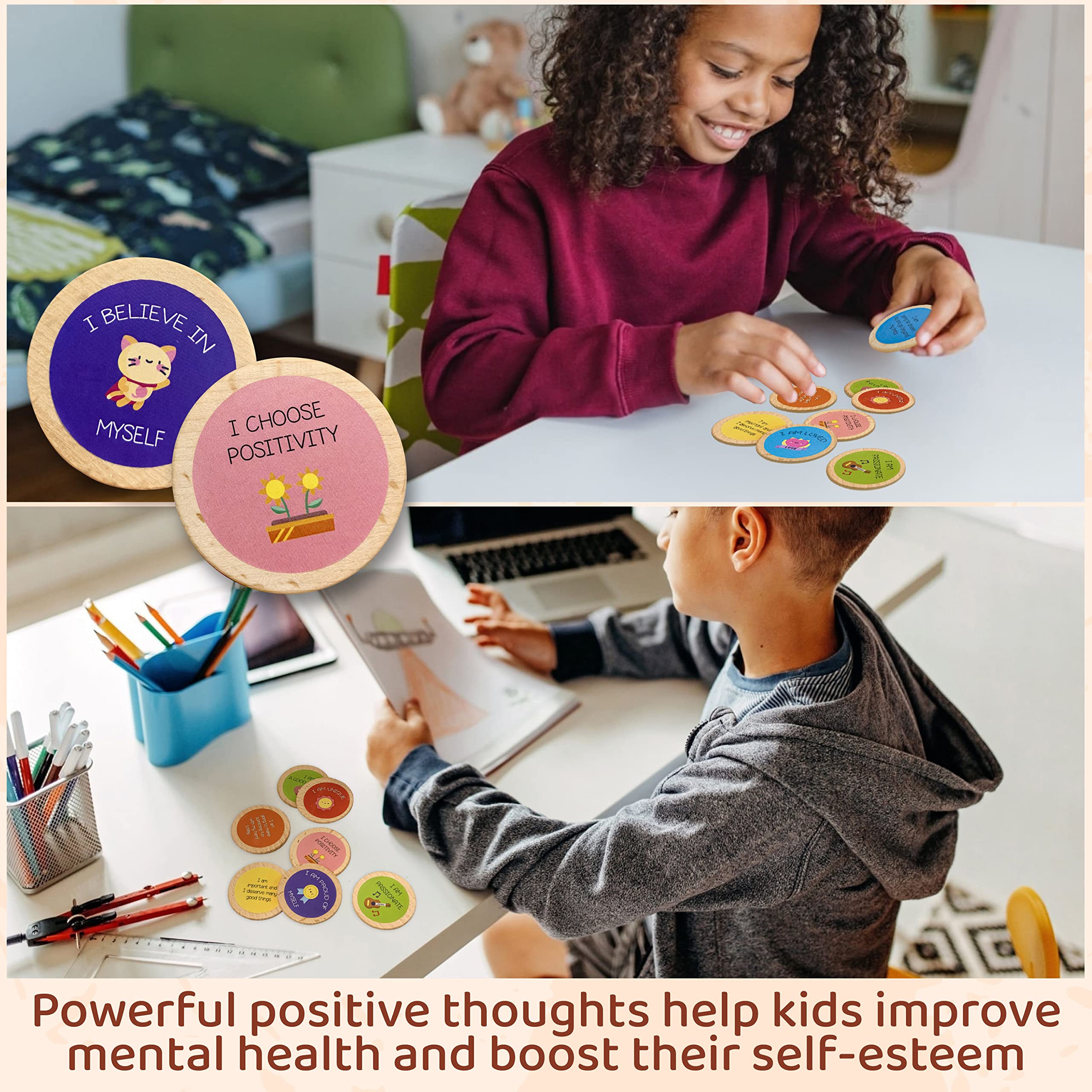 Mua STOFINITY Positive Affirmations Cards for Kids - Daily Affirmations ...