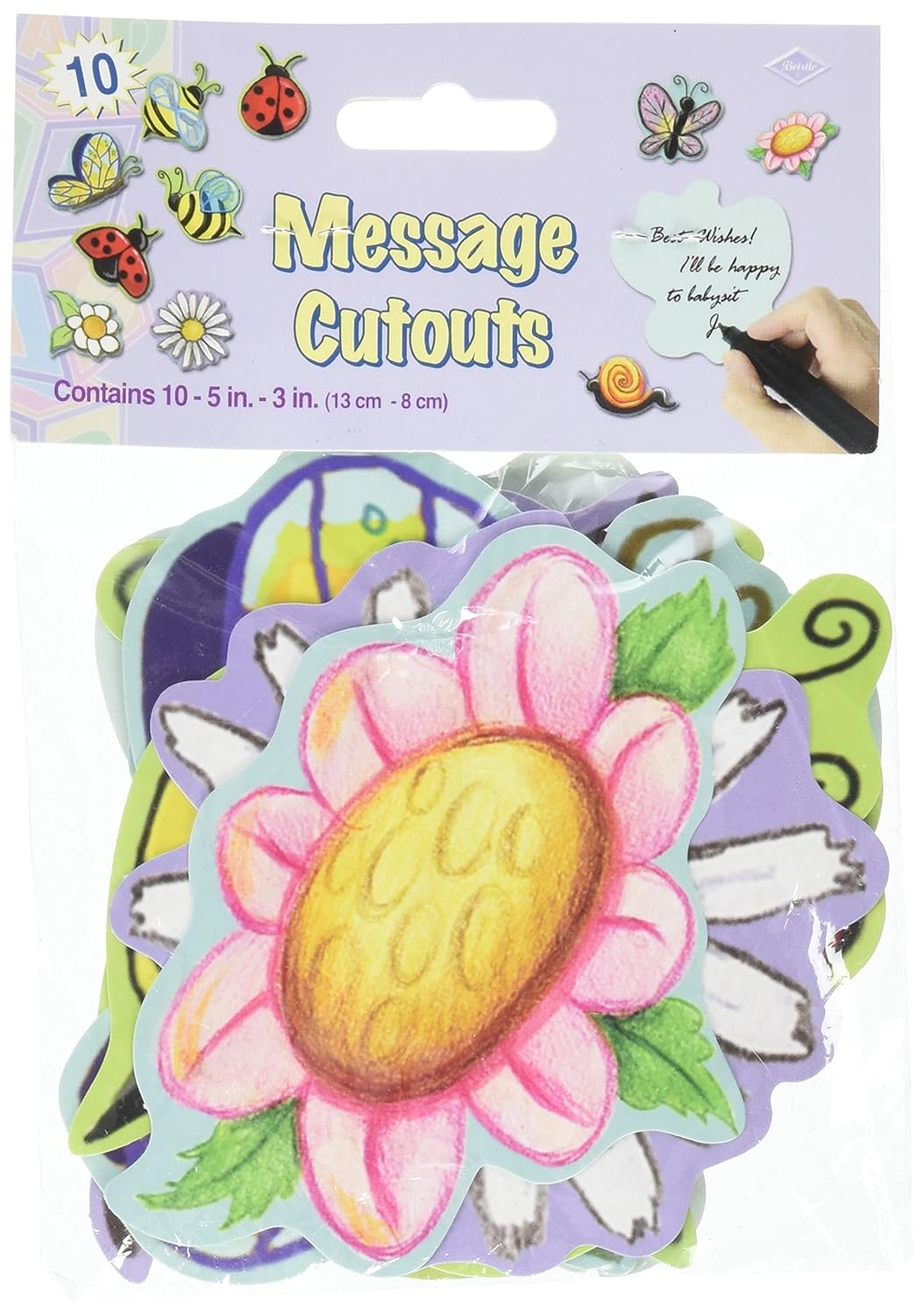 Amazon.com: B Is For Baby Message Cutouts (backside blank for ...