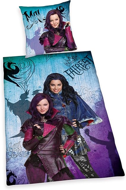 Disney Herding 4413052050 Descendants Bed Linen, Duvet Cover 135 x 200 ...