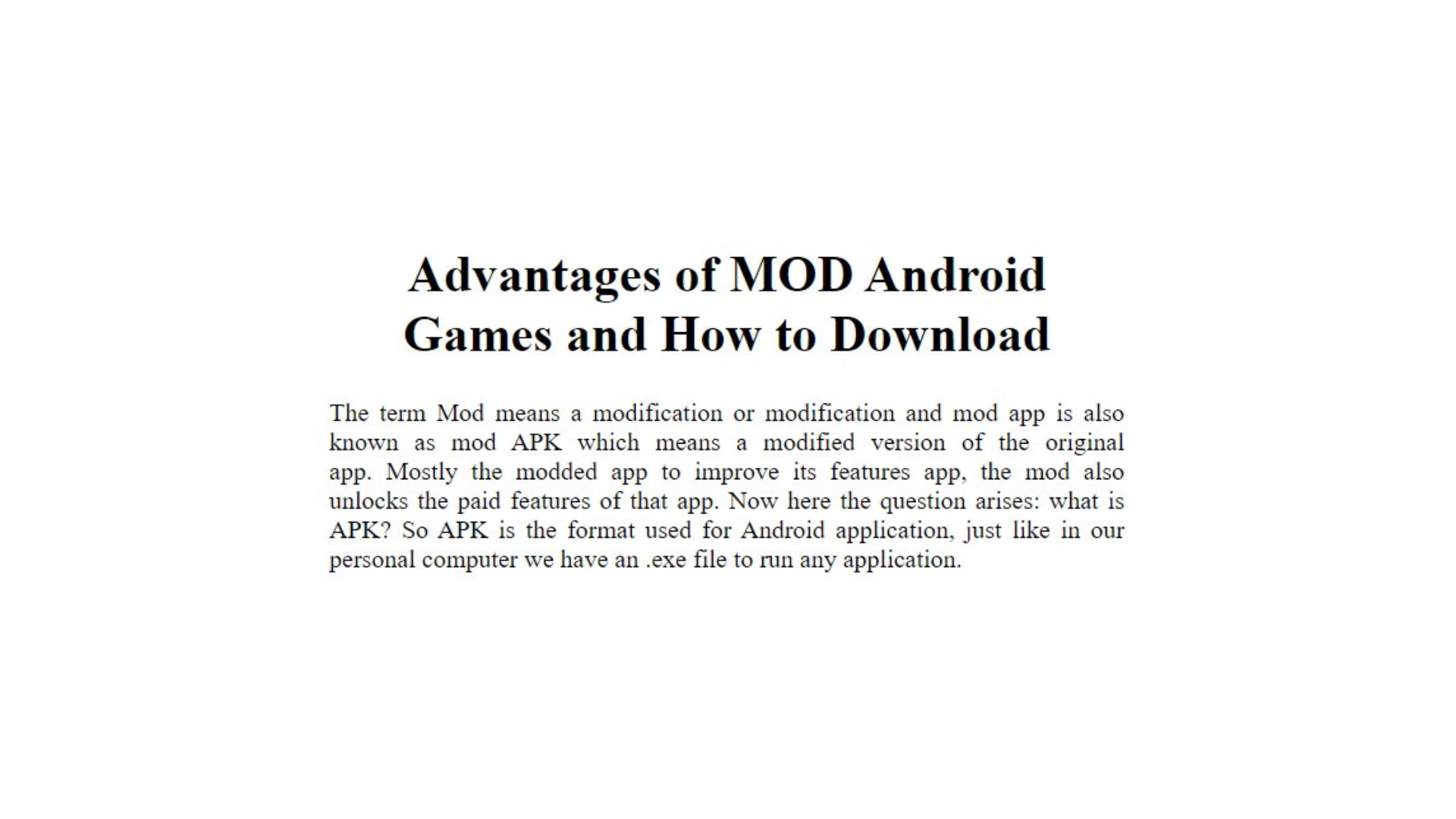 Advantages of MOD Android Games and How to Download:Amazon.in:Appstore for Android