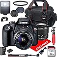 Amazon.com : Canon EOS Rebel T100 DSLR Camera w/Canon EF-S 18-55mm F/3.5-5.6 III Zoom Lens ...