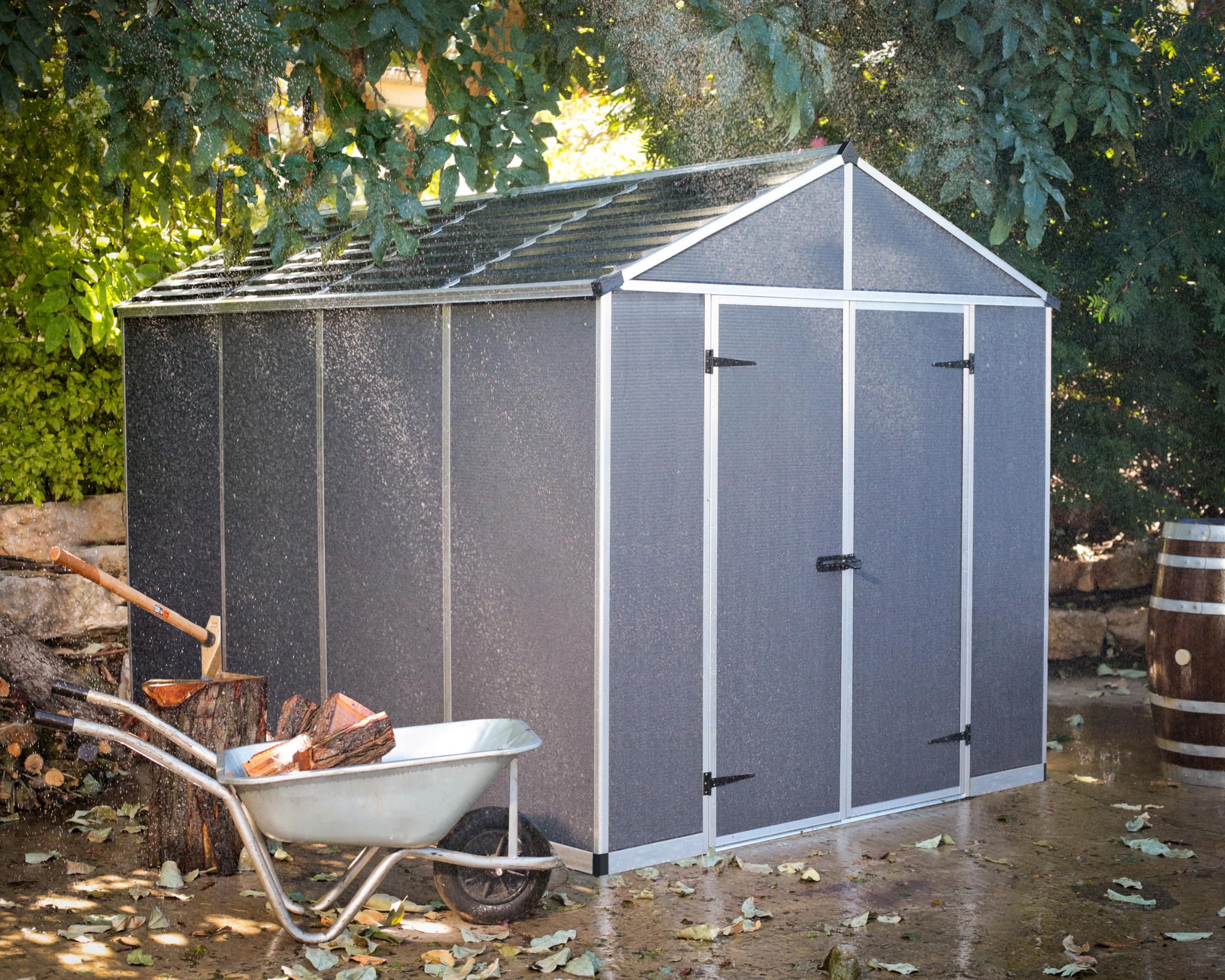Mua Canopia Rubicon Storage Shed, 8'x10' DIY Backyard Shed, Gray ...