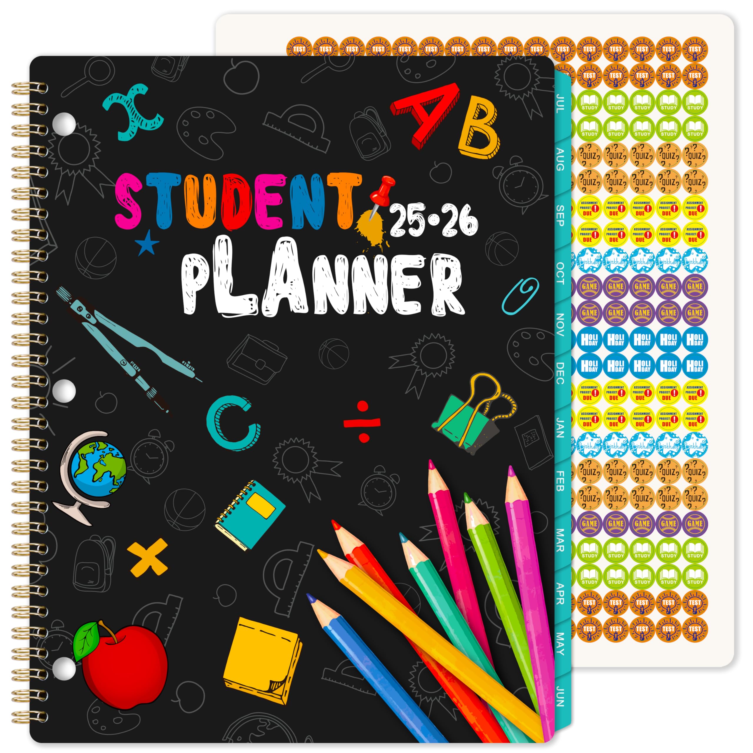 Student Planner 2025-2026 - School Planner 2025-2026, July 2025- June ...