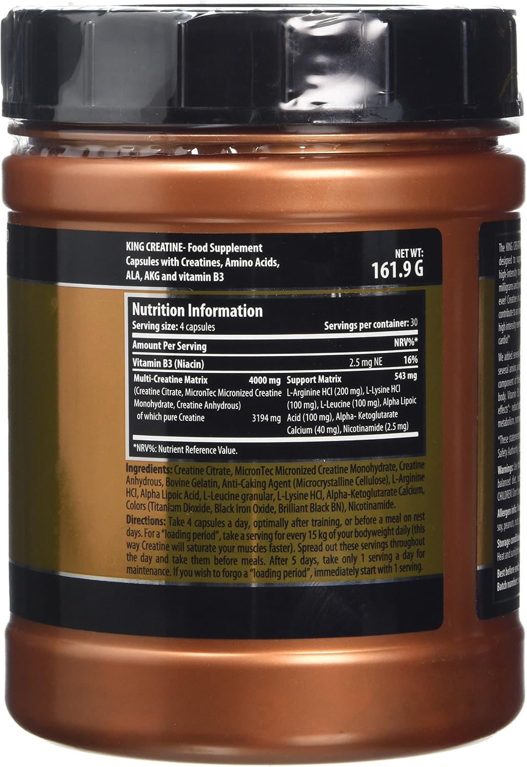 Scitec Nutrition King Creatine Bioenergetic Creatine Complex Capsules ...