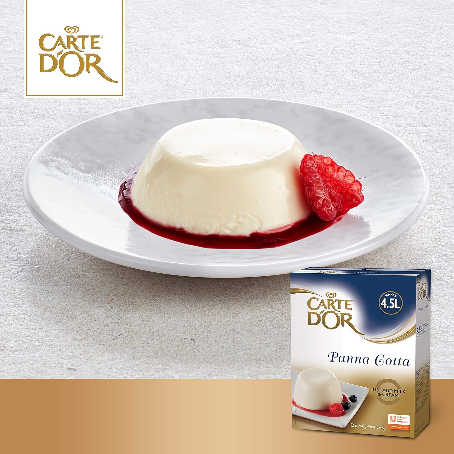 Carte D’Or Panna Cotta Dessert Powder Mix, 520g (Makes 4.5L) – BigaMart