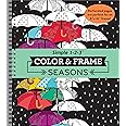 Color & Frame - Seasons (Adult Coloring Book): New Seasons ...