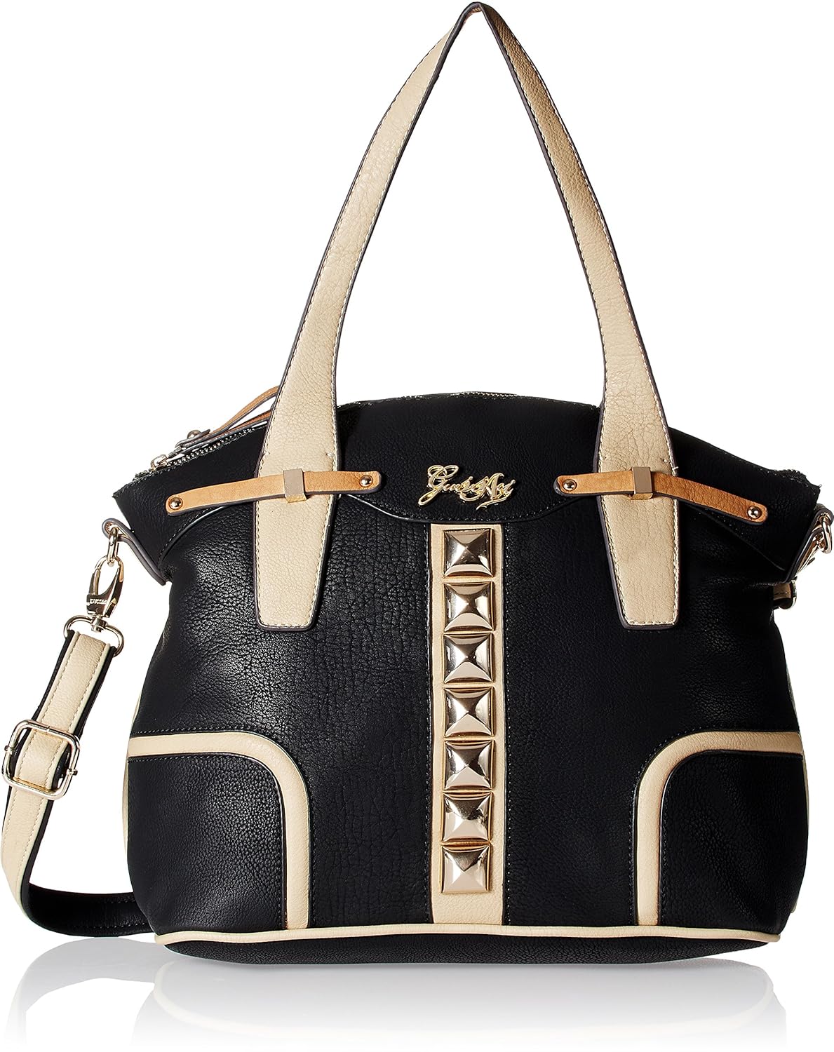 Buy Gussaci Italy Women's Handbag (Black) (GC301) at Amazon.in