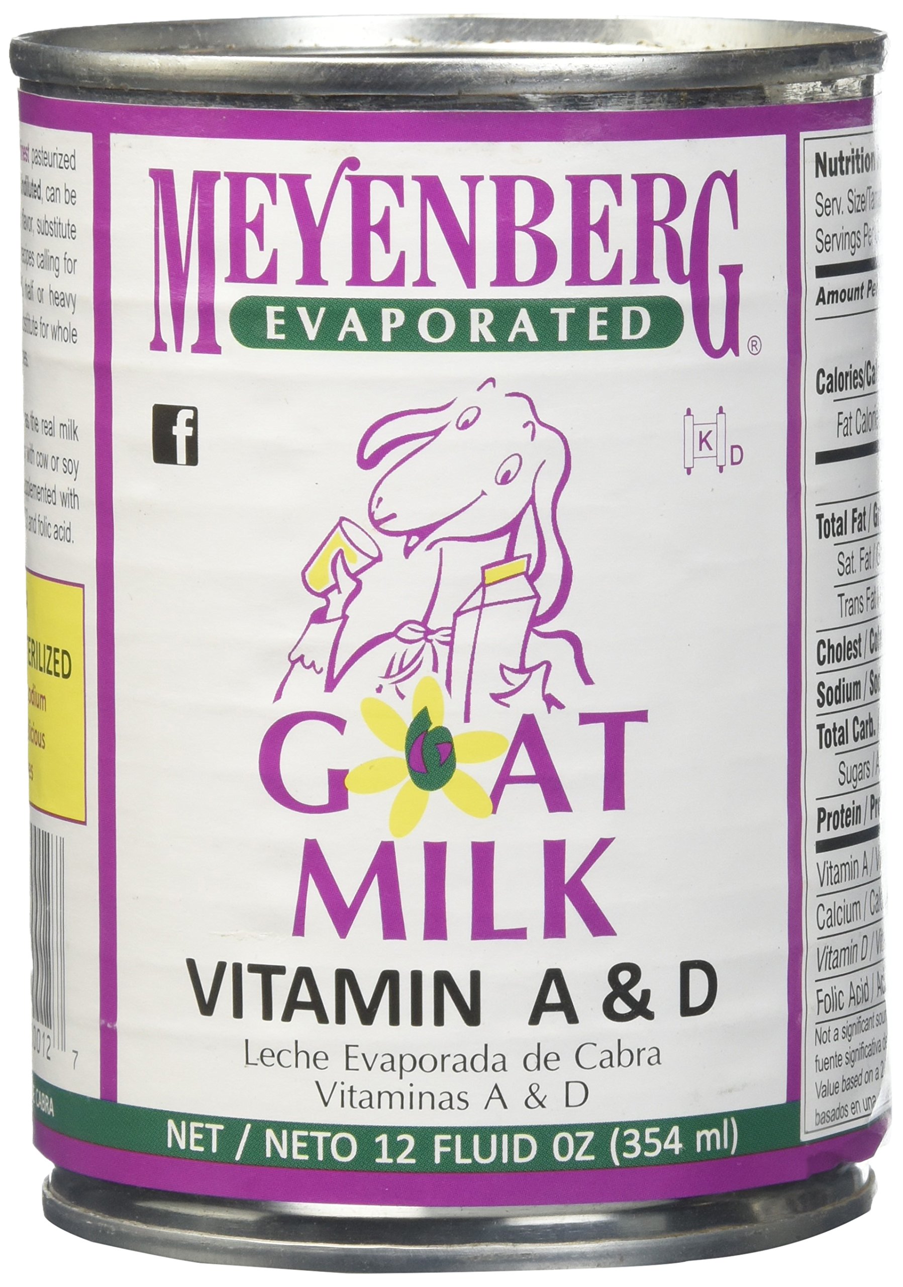 Amazon.com: Meyenberg - Meyenberg Goat Milk (Powdered), 12 oz powder ...