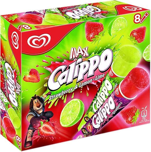 Calippo - Helado con sabor de fresa y limon - 1022 gr: Amazon.es ...