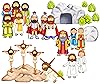 Easter Crucifixion Resurrection 19 pc Felt Figures Bible Felt/Flannel ...