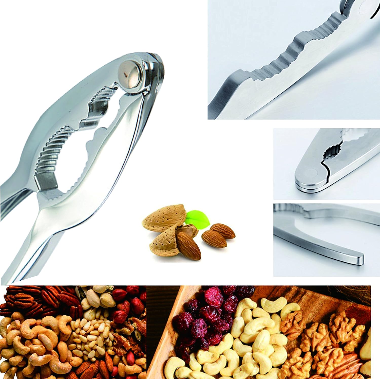 Seafood Tools Set Nut Crackers of 6 Pcs Seafood Opener Tool Set, 2 Pcs ...