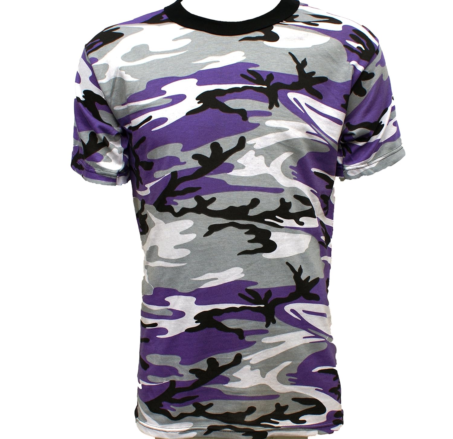 Genuine US Military Purple Camouflage T-Shirt: Amazon.co.uk: Clothing