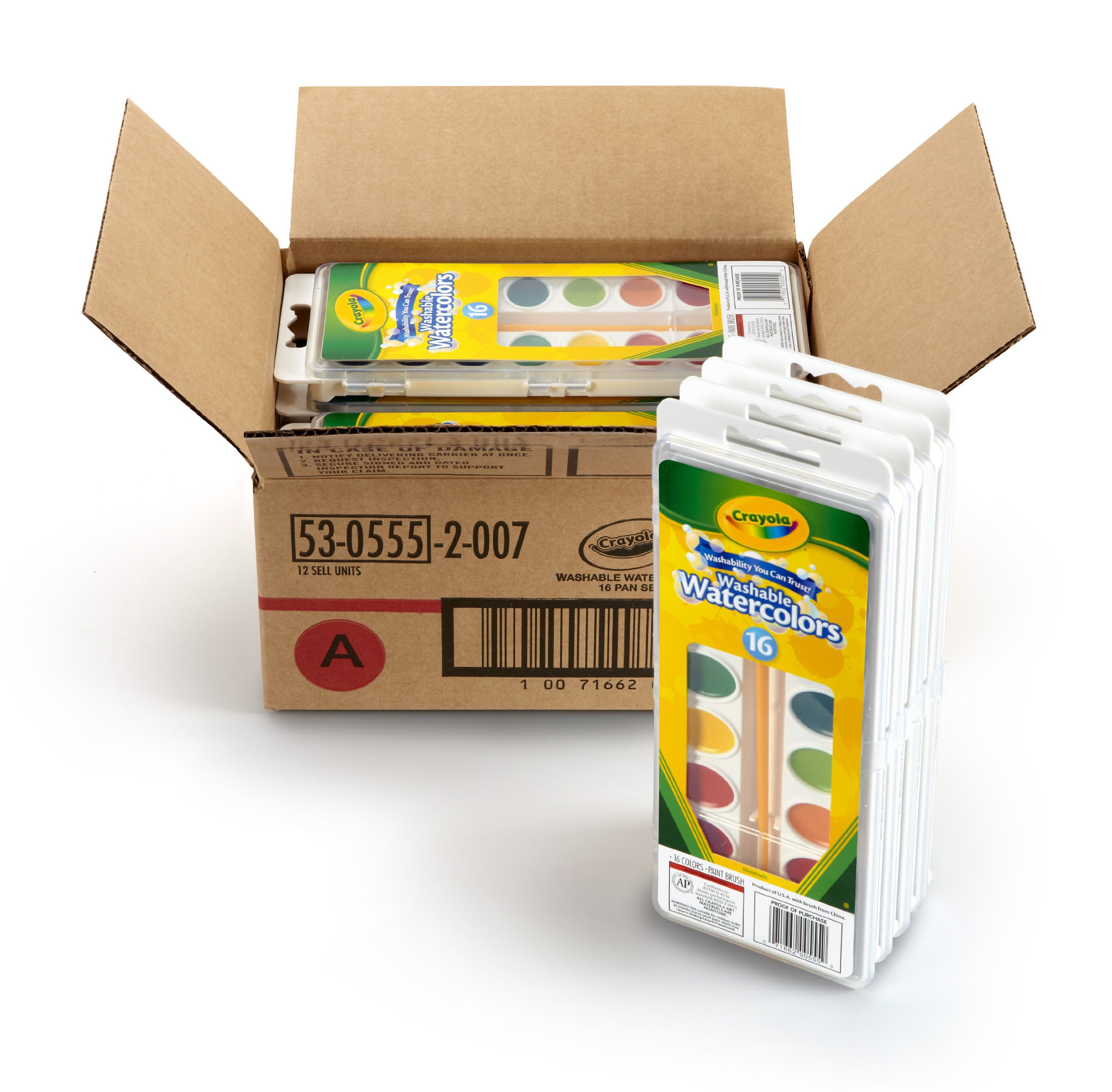 Crayola Washable Watercolor Paint Set, Bulk Art Supplies, for sale ...