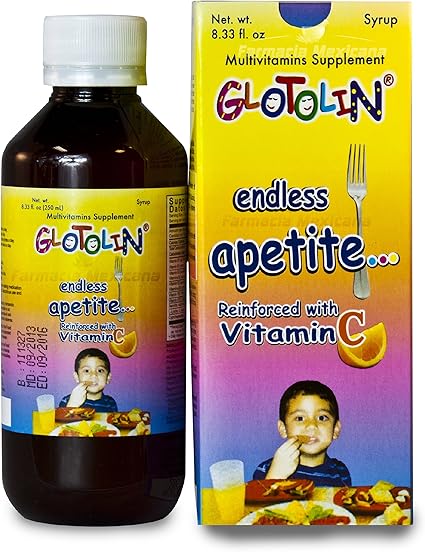 Glotolin Appetite Stimulant Kids Syrup 8.33 oz - Jarabe Estimulant ...