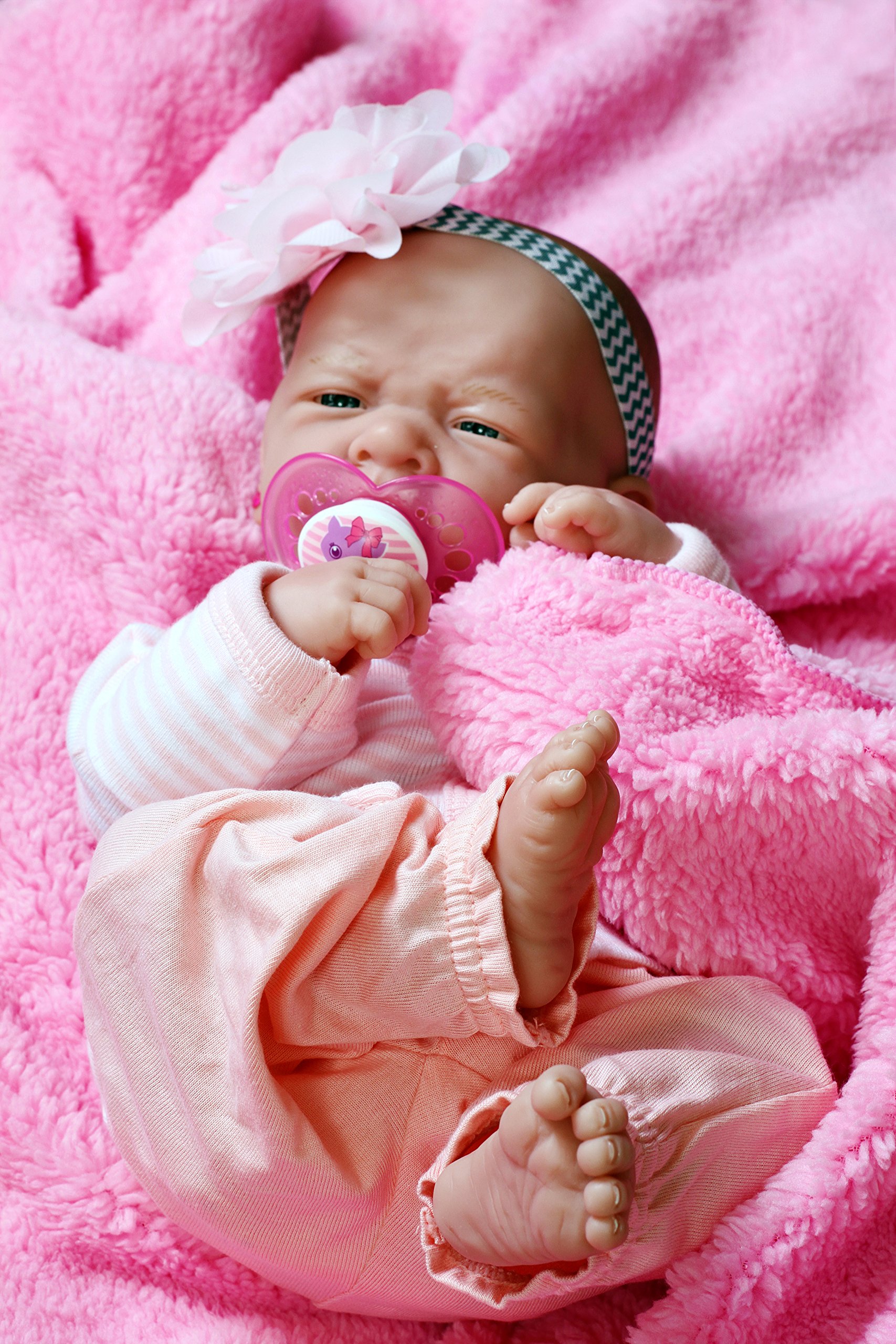 My Looovely Baby Girl Berenguer Lifelike Newborn Reborn Pacifier Doll My Looovely Baby Girl Berenguer Lifelike Newborn Reborn Pacifier Doll