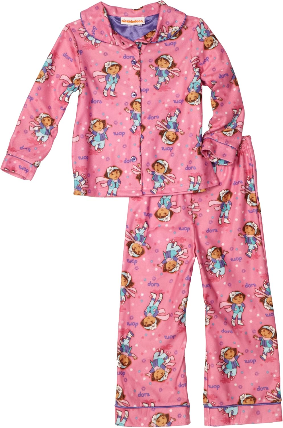 Amazon.com: Nickelodeon Little Girls' Dora the Explorer Snowy 2 Piece ...