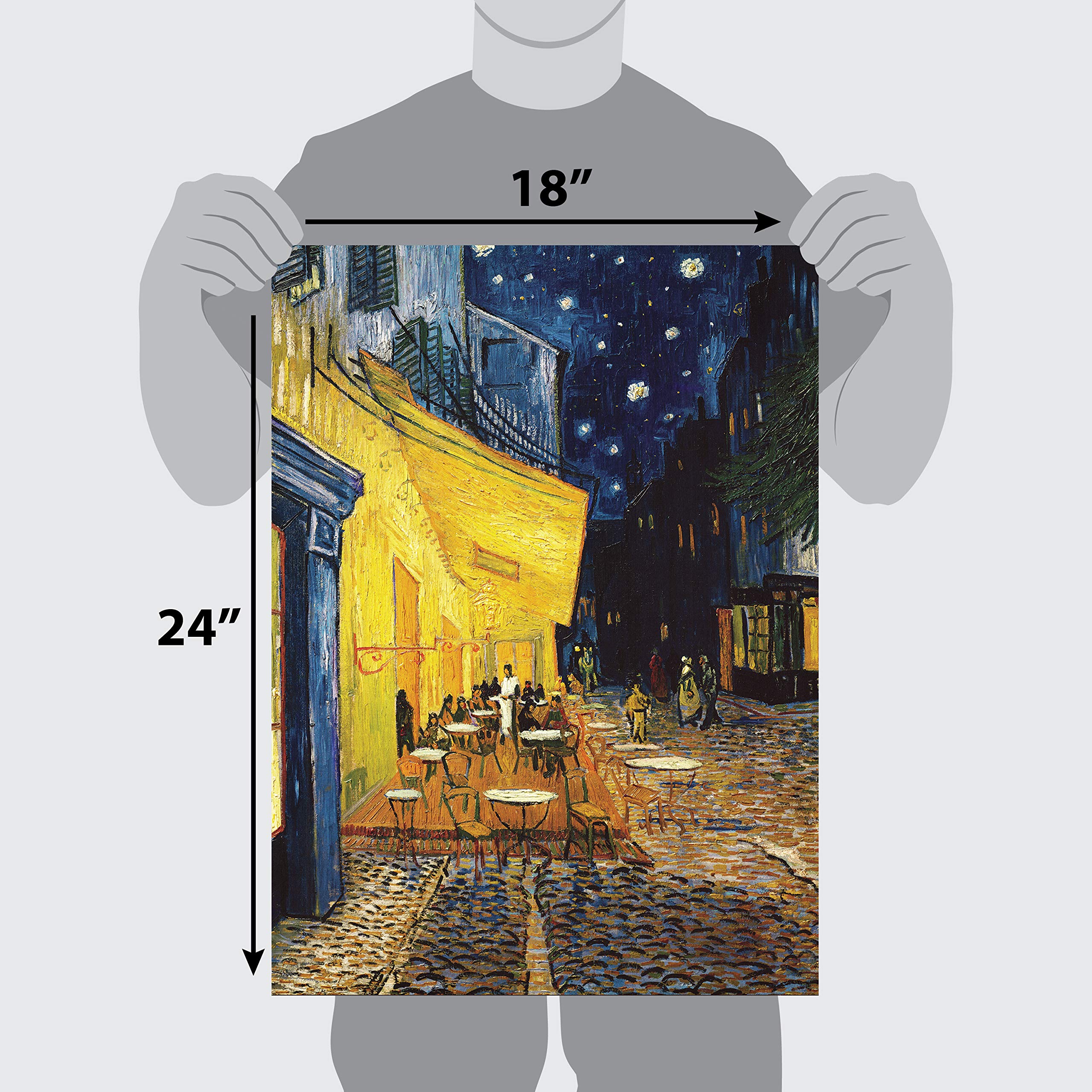 Mua Cafe Terrace at Night Poster by Vincent Van Gogh - 1881 - Fine Art ...
