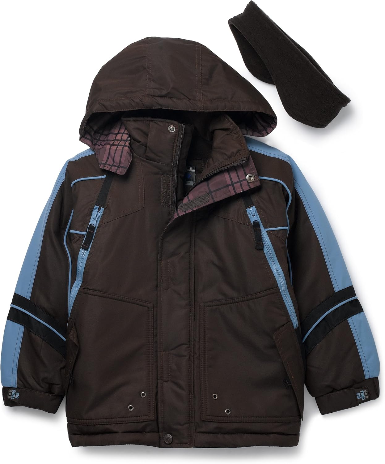 Amazon.com: Big Chill Little Boys' Raglan Board Jacket, Brown, S(4 ...