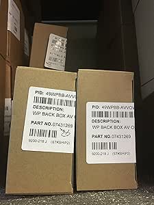 SIMPLEX 49WPBB-AVVOWR - Back Box AV or VO Wall (RED) - - Amazon.com