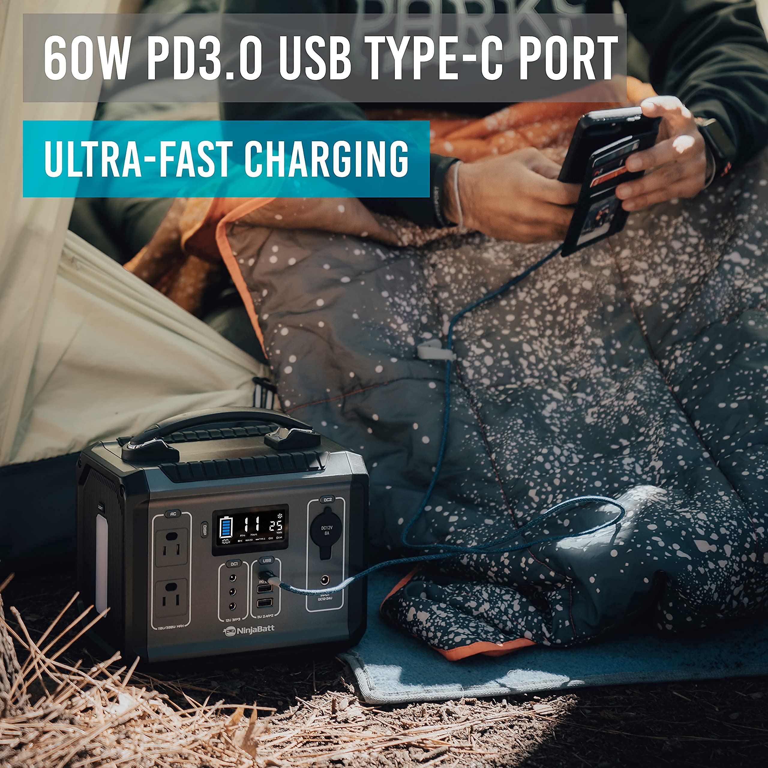 Mua NinjaBatt 300W Portable Power Station, 280Wh Battery Solar ...