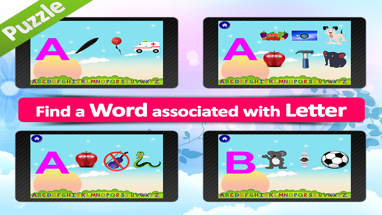 Tap and learn ABC, Preschool kids game to learn alphabets, phonics with ...