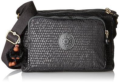 Kipling Reth, Women's Cross-Body Bag, Schwarz (Black Scarlet Emb ...
