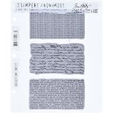 Amazon.com: Stampers Anonymous Tim Holtz Cling Stamps 7"X8.5", Ledger ...