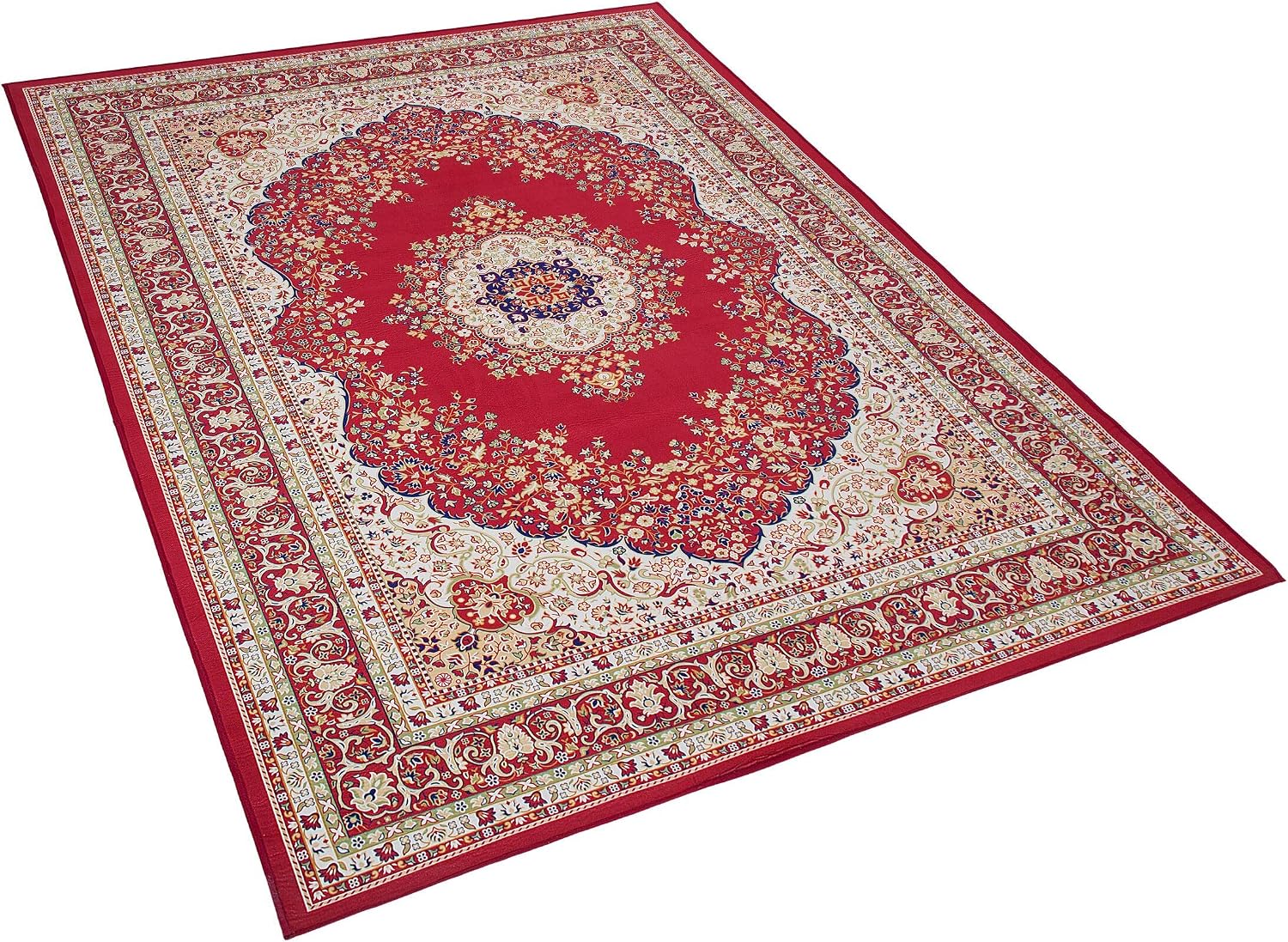 Teppich Kurzflor Rot