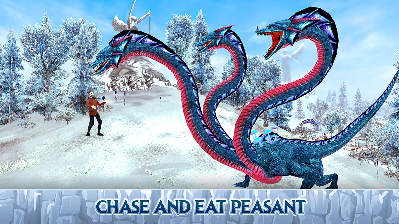 Amazon.com: Hydra Chasing Medieval Humans - Fantasy Creature Dash ...