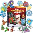 Amazon.com: Santa's Christmas Craft Kit for Kids - 15 Magical Christmas ...