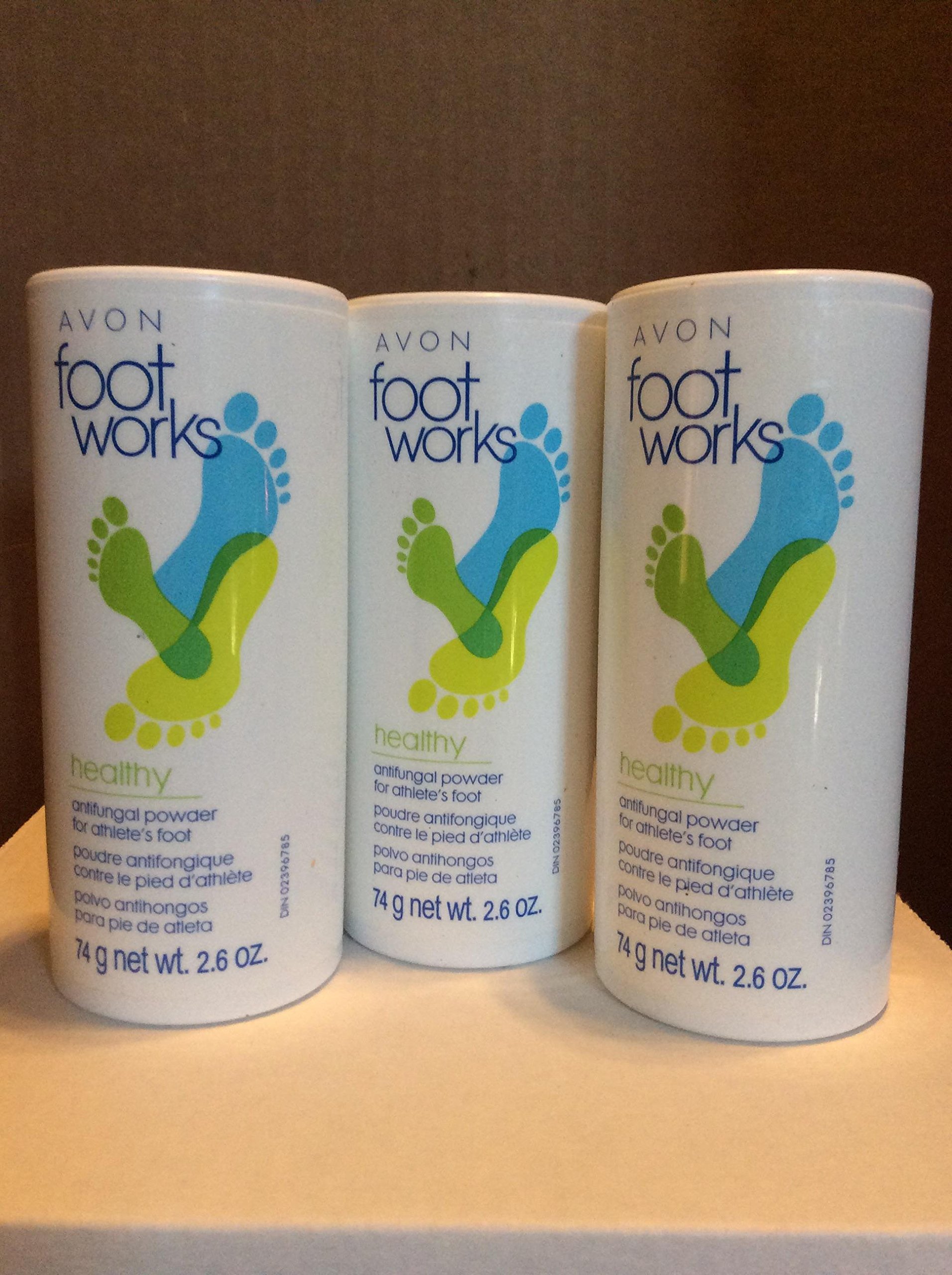 Buy Avon foot works y anti fungal powder for athlete's foot 2.6 oz lot ...