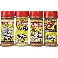 Amazon.com : Obie-Cue's Texas Gift Box, 4 bottles - Backyard Hero (Steakmaker, Bigbulls, Smooth ...