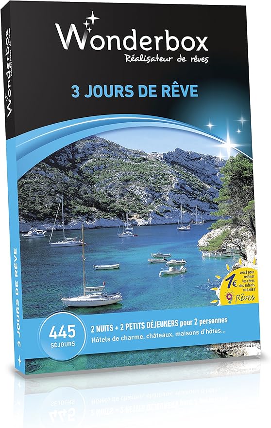 Coffret cadeau Wonderbox 3 Jours de Rêve: Amazon.fr: HygiÃšne et Soins ...
