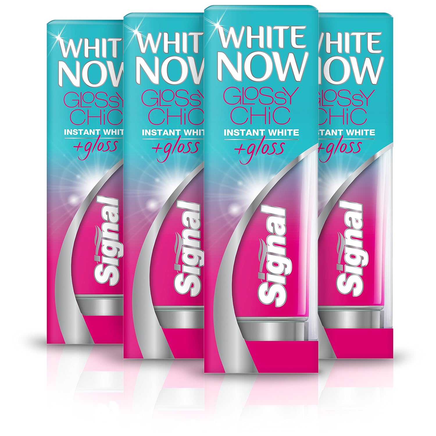 White Now Glossy Chic Toothpaste, 4-Pack: Amazon.co.uk: Prime Pantry